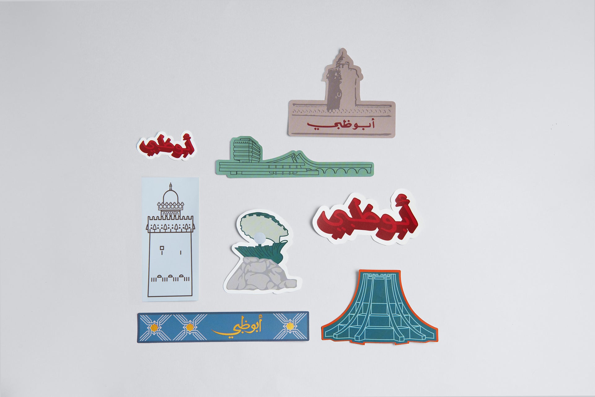 Abu Dhabi Stickers – Side Note